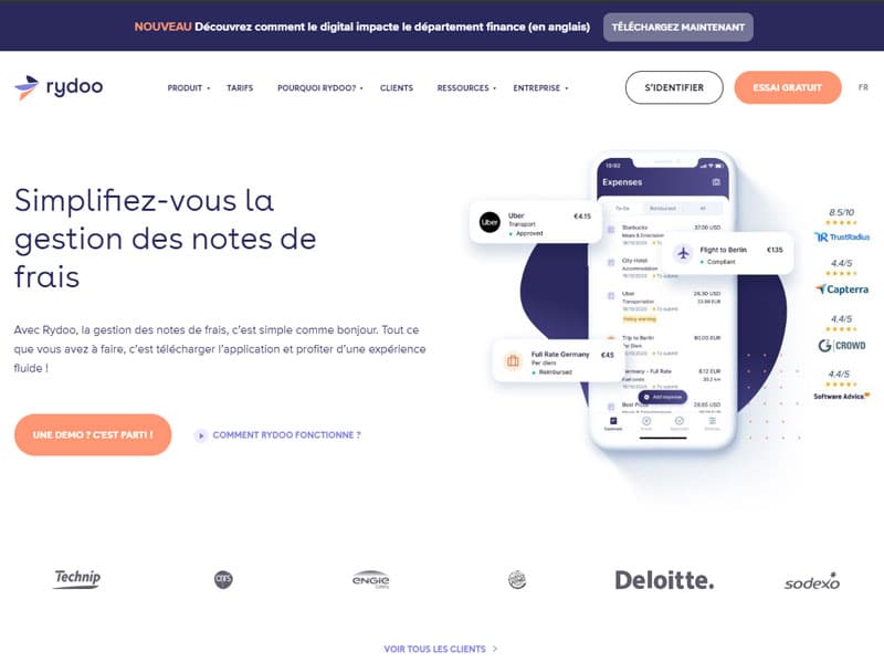 Notilus : Logiciel de gestion des déplacements professionnels